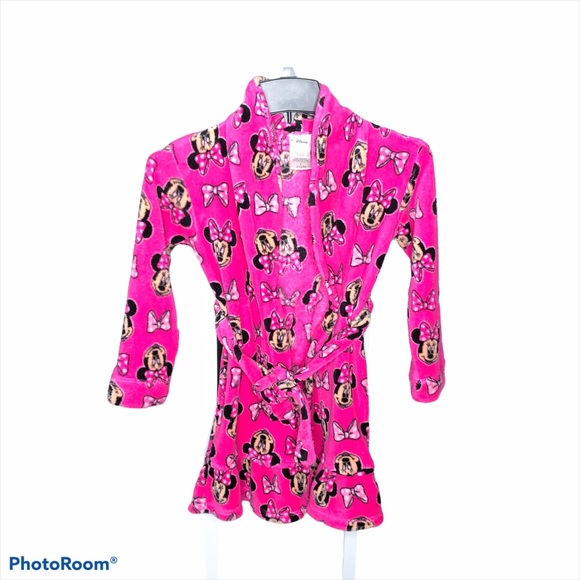 Disney | Swim | Disney Minnie Mouse Bath Robe Sz 6 | Poshmark